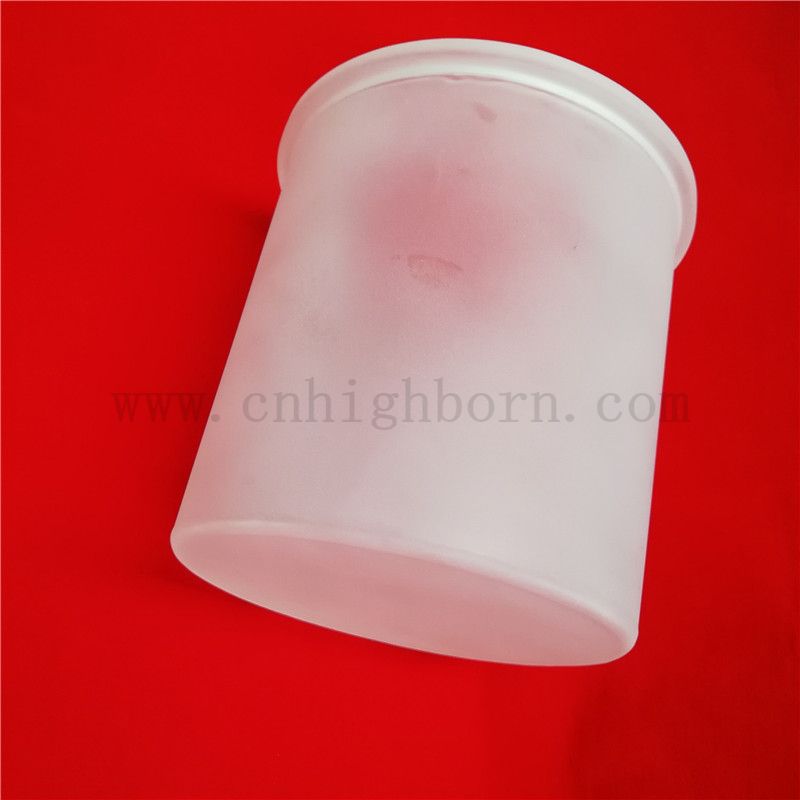Heat Resistance Customized Fused Silica Translucent Quartz Crucible ...