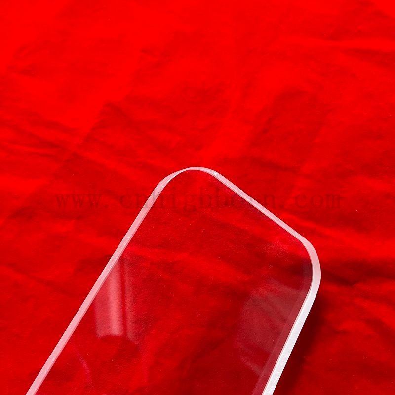 Fused Silica Quartz Round Square Edged Quartz Glass Substrate - Buy ...
