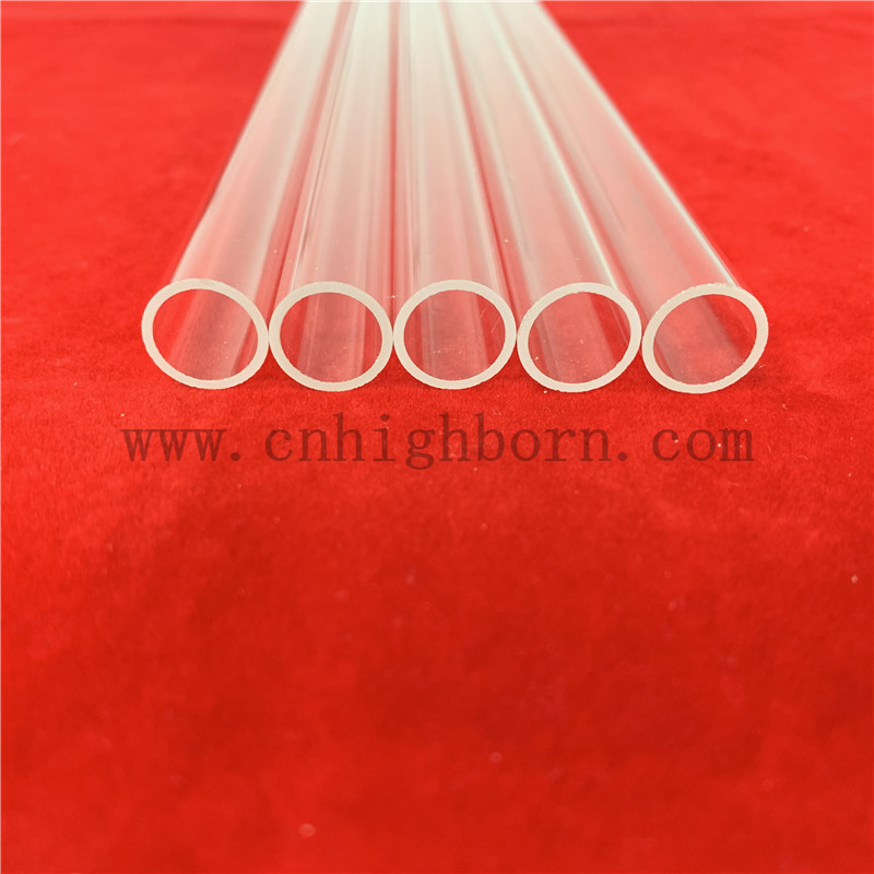Customized Size Transparent Quartz Fused Glass Tubing - Buy Quartz ...