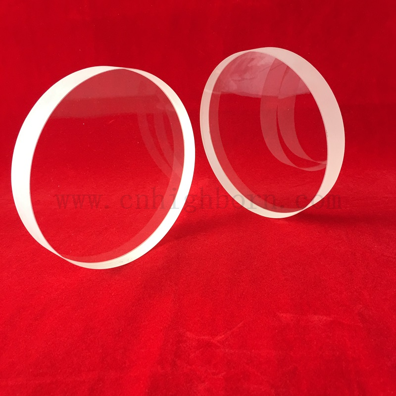 High Precision 20mm Sight Glass Clear Circular Quartz Glass Disc - Buy ...