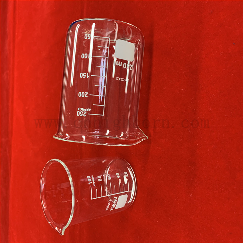 Clear Scaled Laboratory High Borosilicate Glass Beaker - Buy ...