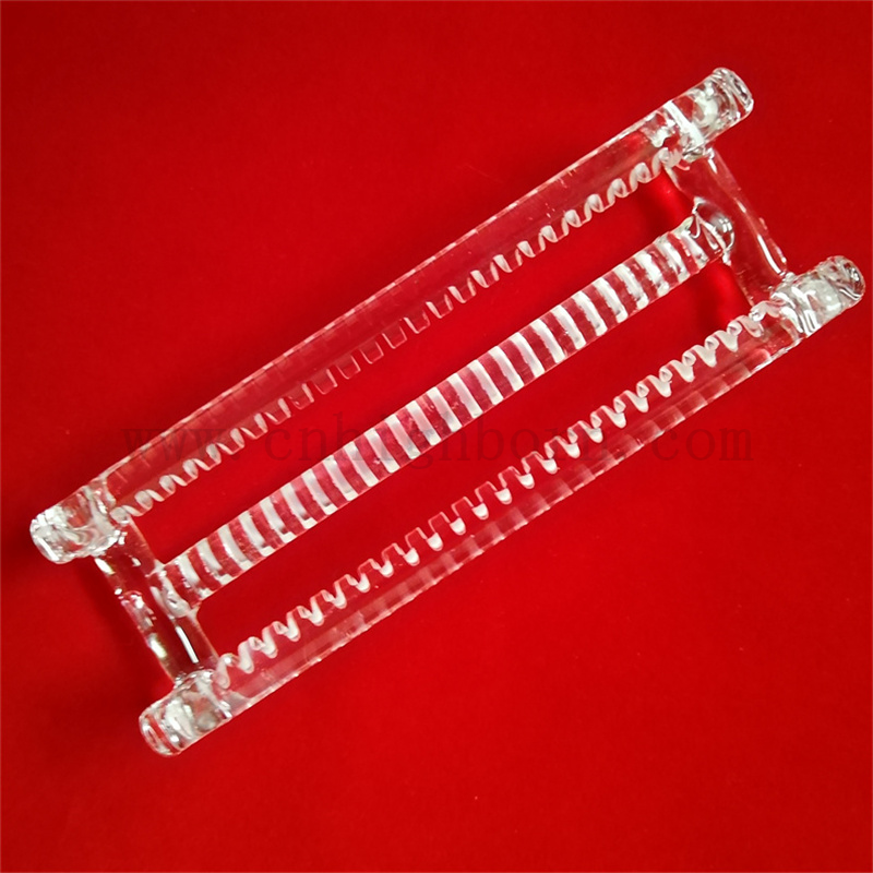 Quartz Instrument Clear Quartz Glass Boat Diffus Quartz Wafer Carrier ...