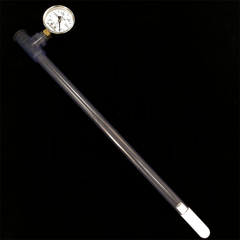 Soil tensiometer porous alumina ceramic probe pipe with vacuum gauge ...