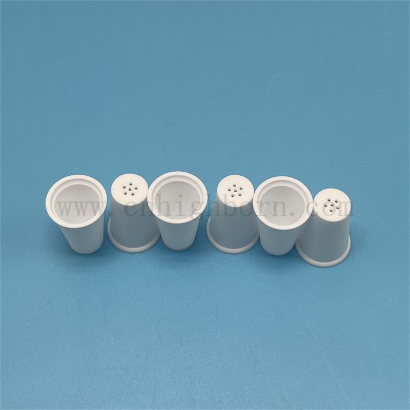 Customized 95% Alumina Al2O3 Ceramic Dry Herb Heating Crucibles with ...